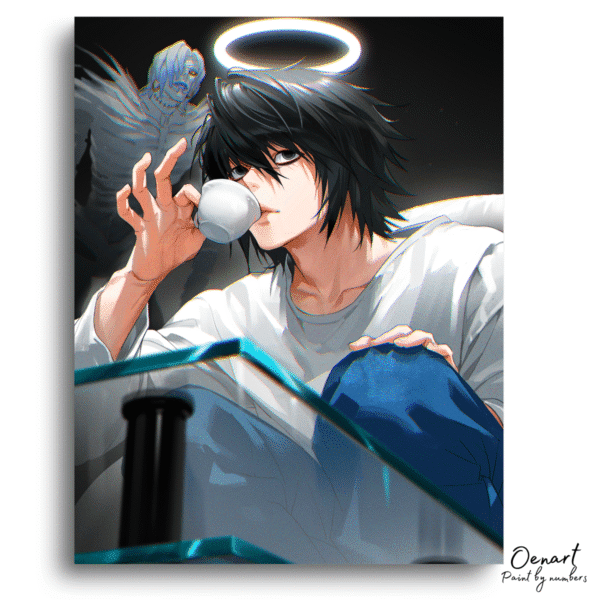 Death Note: L & Rem - Anime Diamond Painting - Oenart