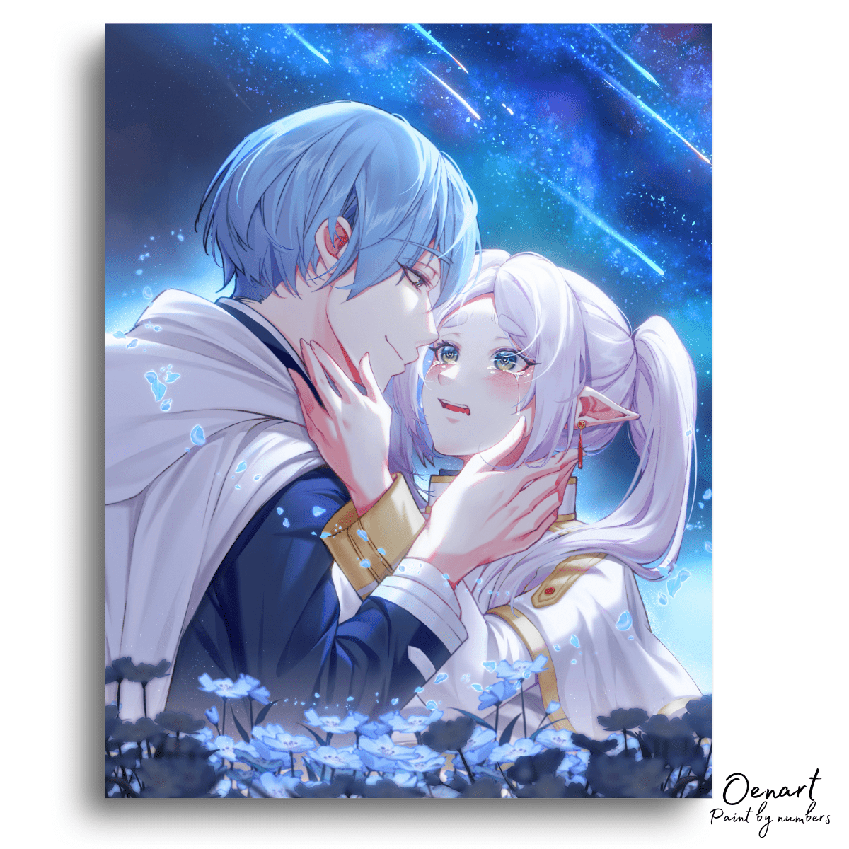 Romantic Starlit Lovers Embrace - Diamond Craft Kit