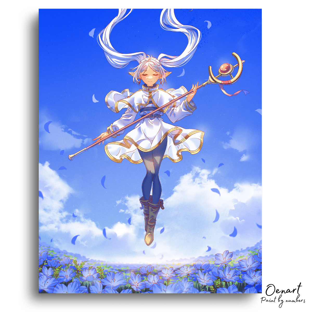 Frieren Beyond Journey's End: Frieren in Blue Moonweed Field - Anime ...
