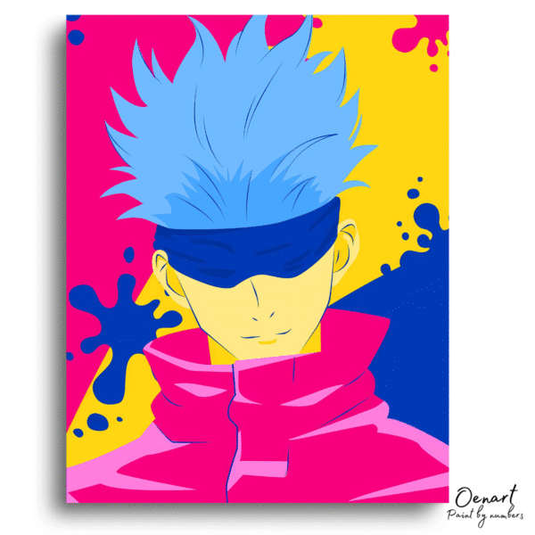 Jujutsu Kaisen: Gojo Colorful – Anime Paint By Numbers Kit – Oenart