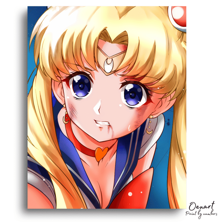 Sailor Moon: Usagi Scared - Anime Diamond Painting - Oenart